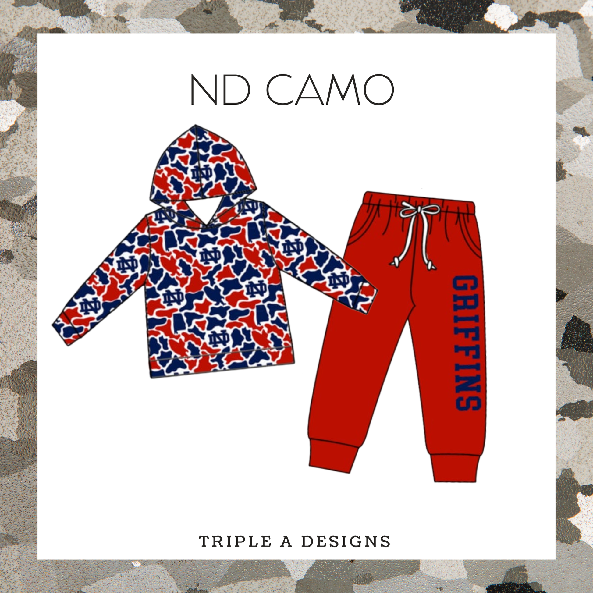 Preorder- Ends Jan 31st-North Desoto Camo Hoodie & Pants ...